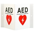 American Hospital Supply 3D AED Emergency Cabinet Sign, Acrylic, Pre ...