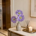 3 Pcs Artificial Daisy Flowers Bouquet, Faux Gerbera Daisies for Home ...