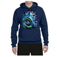 Great White Shark Species in Ocean | Mens Fishing Hooded Sweatshirt ...