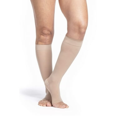 Sigvaris Style 781 Sheer 15-20 Open Toe Thigh High Compression ...