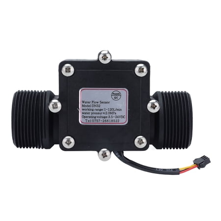 Water Sensor, Sealing Performance Pipe Water Flowmeter YF-DN32 Easy ...