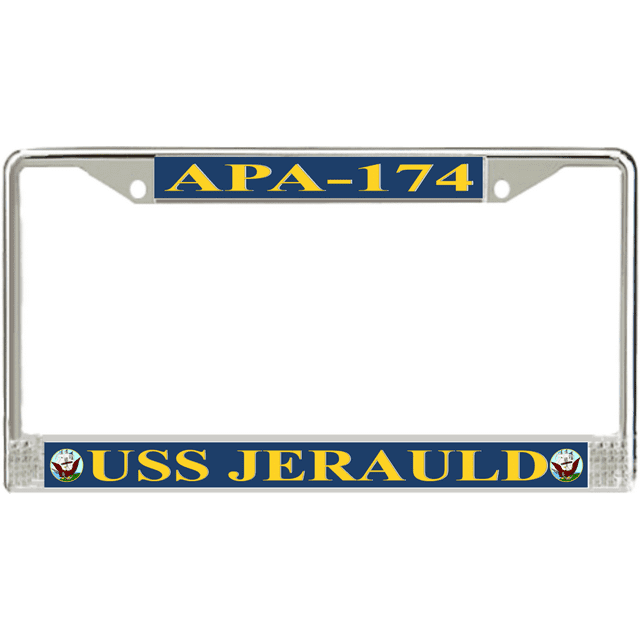 USS Jerauld APA-174 License Plate Frame - Walmart.com