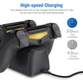 BEBONCOOL PS4 Controller Charger ,PlayStation 4 Charging Station Dock ...