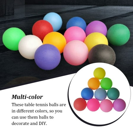 150 Pieces Multiple Colors Table Tennis Ball Handicraft Pieces DIY ...