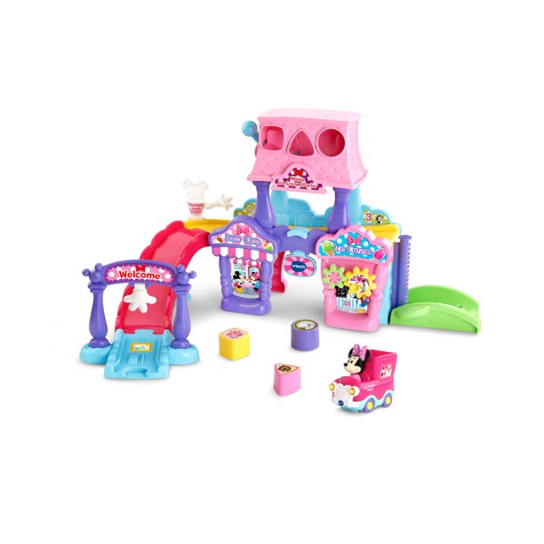 VTech Go! Go! Smart Wheels Disney Minnie Mouse Ice Cream Parlor Playset ...