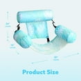 Joyfy 2PCS Inflatable Pool Floats with Mesh Bottom, Adjustable Floating ...