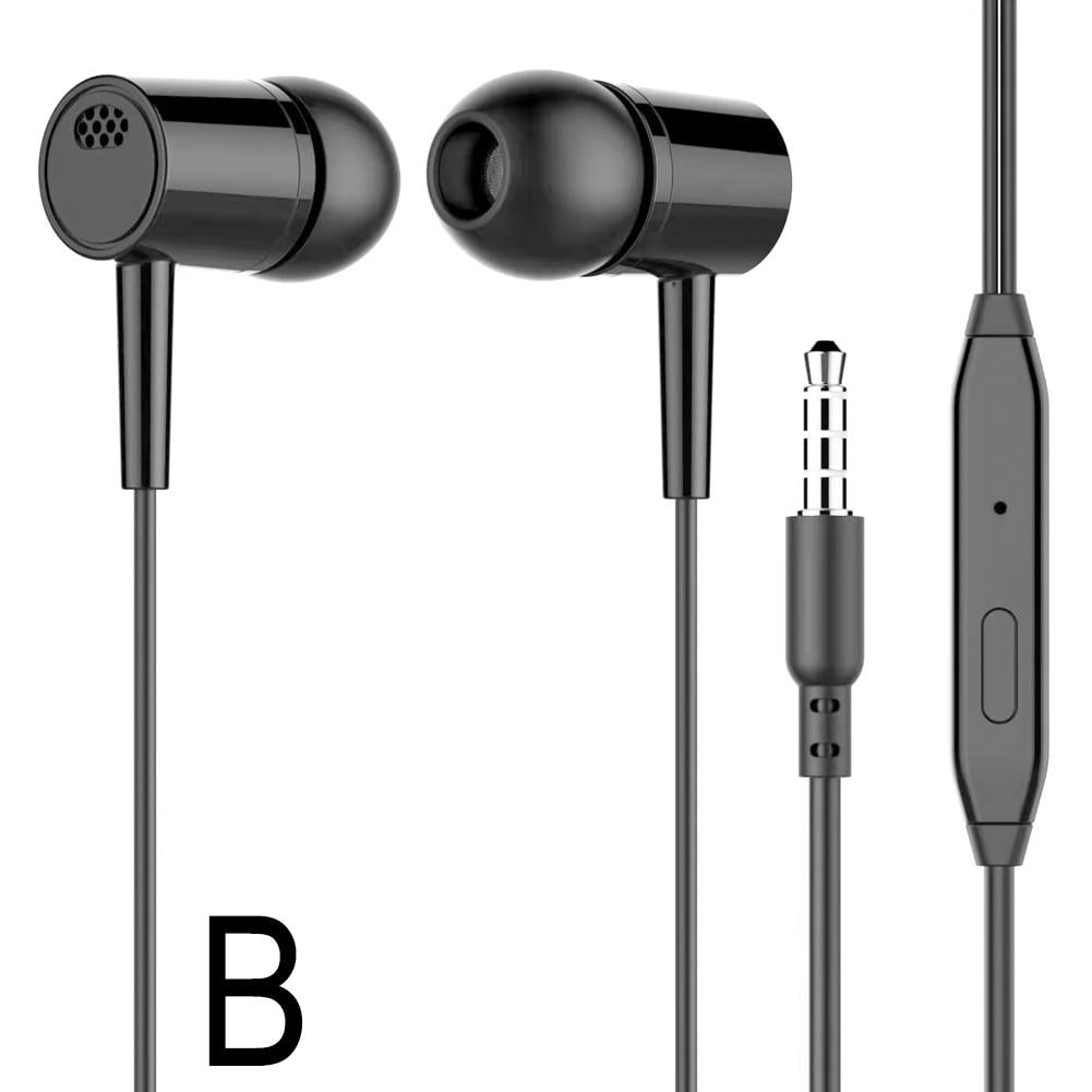Auriculares intraaurales con cable, graves, estéreo, micrófono de 3,5 ...