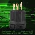 NEMA L5-30 30A 125V 3 Wire Twist Lock Electrical Plug Connector ...