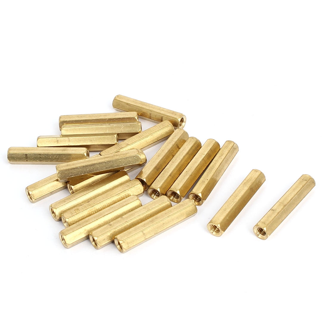 M4x30mm Brass Hex Hexagonal Female Thread PCB Standoff Spacer 20pcs ...