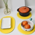 Woven Cotton Round Placemats Heat Resistant Table Mats for Dining Table ...