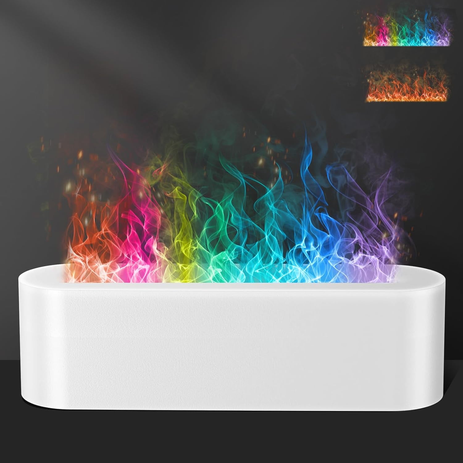 Click here for Unbranded Colorful Flame Fire Diffuser Humidifier... prices