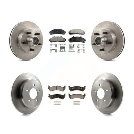Transit Auto - Front Rear Disc Brake Rotors And Ceramic Pads Kit For Ford Ranger With 261mm ...