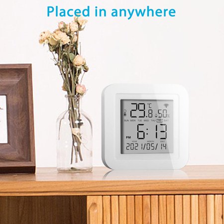 Temperature Humidity Monitor WIFI Thermometer Humidity Monitor ...