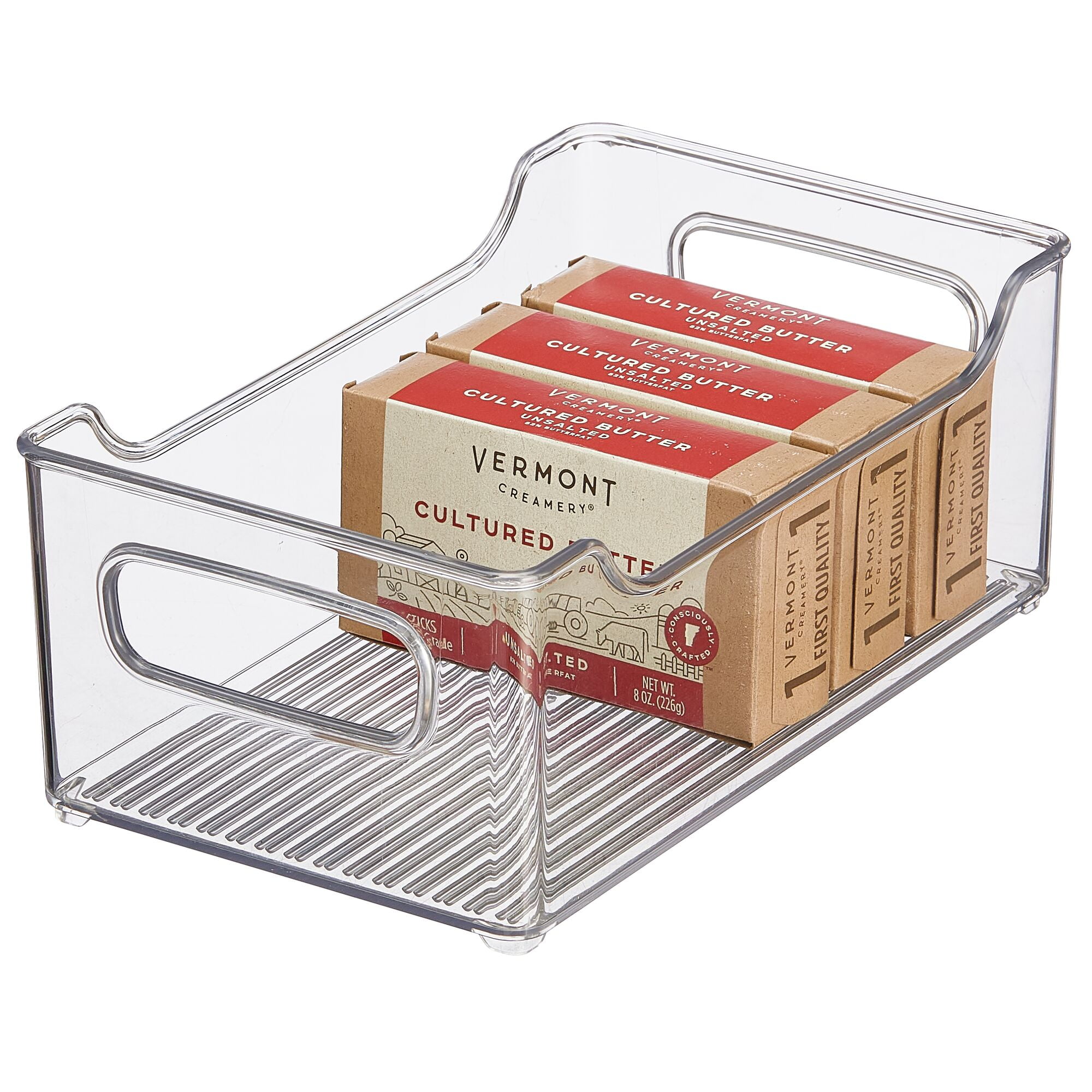 Buy mDesign Modern Plastic Open Front Dip Storage Organizer Bin Basket ...