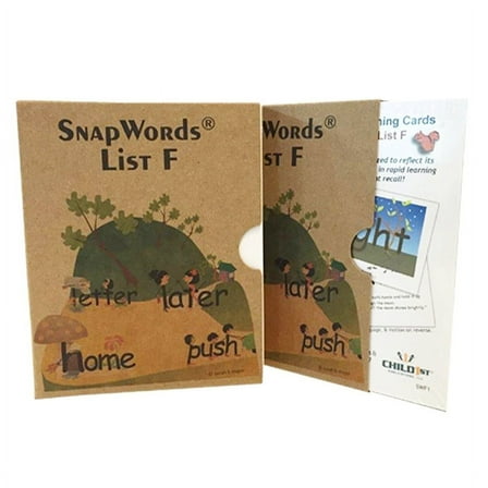 Harebrain HB-SWC1 Snapwords Teaching Cards List C - Walmart.com