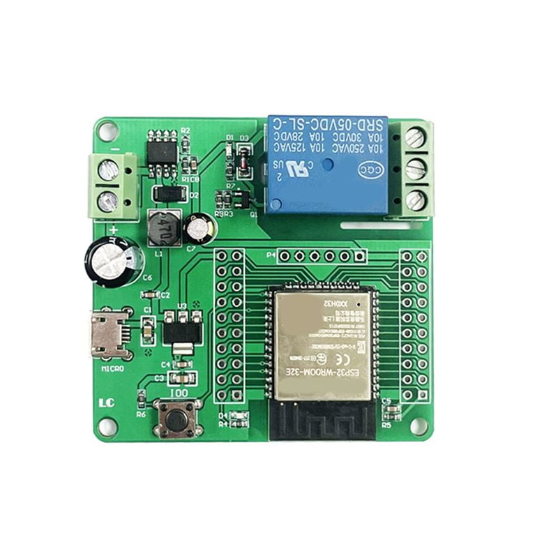 Placa de Desarrollo de ESP32-WROOM de Relé de un Canal, MóDulo de Relé ...