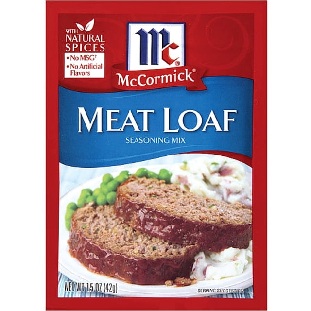 McCormick Meat Loaf Seasoning Mix 1.50 oz (Pack of 4) - Walmart.com