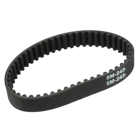 Unique Bargains HTD5M 49 Teeth Stepper Timing Belt Rubber Geared-Belt ...