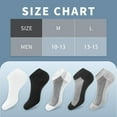 KUIDUHE Mens Ankle Socks, Low Cut, Comfort, Breathable, Seamless Toe ...