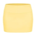 Ashirexll Mini Skirts for Women Fashion Solid Color Casual Wardrobe ...