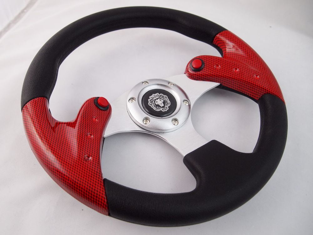 CLUB CAR PRECEDENT CARBON 12.5" steering wheel golf cart With Adapter 3 ...