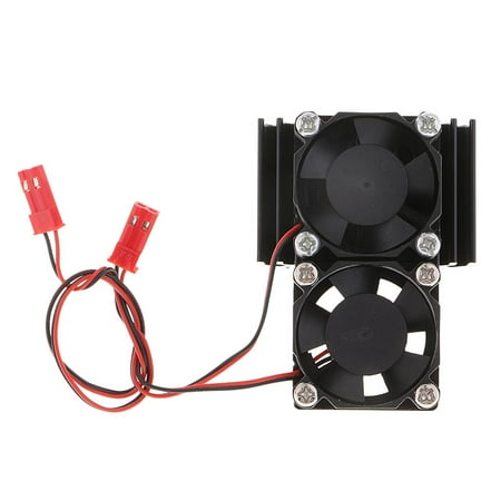 1:10 RC Rock Crawler Brushed Brushless Motor Heatsink Radiator w/ Fan ...