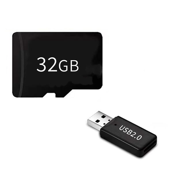Black 32Gb Memory Card For Kids Printing Camera With Photo And Video ...