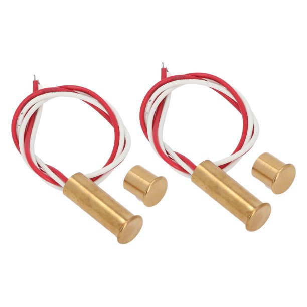 NC Wired Door Window Reed Magnetic Switch, Recessed Door Sensor ...