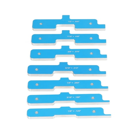 Fugacal Setup Block,7Pcs Router Table Setup Bar Set Up Block Aluminium ...