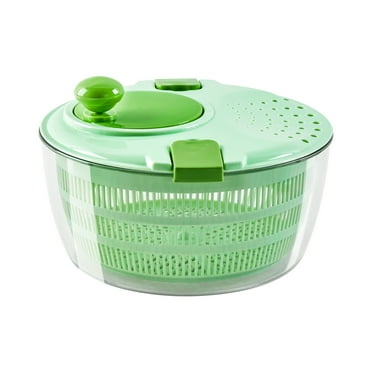 Valore Large Salad Spinner with Serving Bowl and Lid - Effortless ...