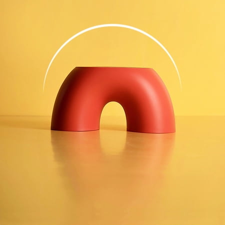 ruzhgo Children Stool Plastic Rainbow Shape Footstool Safety Kids Step ...
