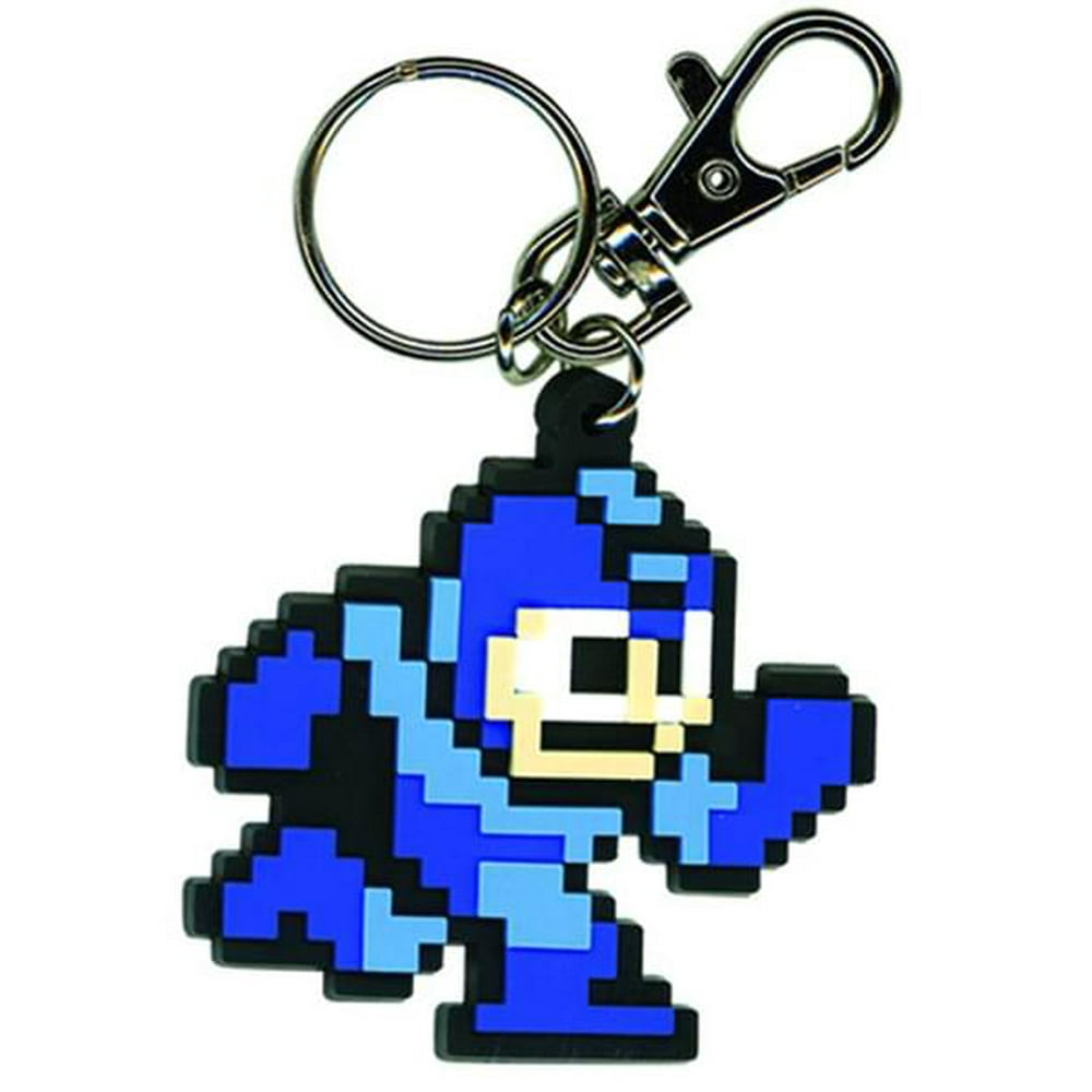 Mega Man - Key Chain - - New X Mega-man Running PVC Anime Licensed ...