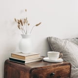Mainstays Solid White Finish Ceramic Vase, 8" - Walmart.com