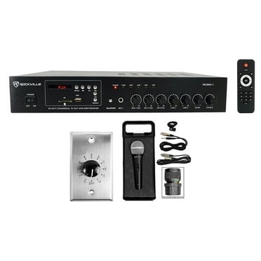 Sound Town 360 Watts 6-Zone 70V/100V Commercial Power Amplifier with ...
