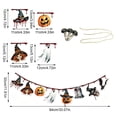 2026 Edition Halloween Party Streamer Garland, Spooky Ghost Pull Strip ...