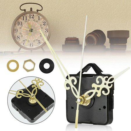 Quartz Clock Movement Silent Sweep Mechanism Hand Hour Minute Second ...