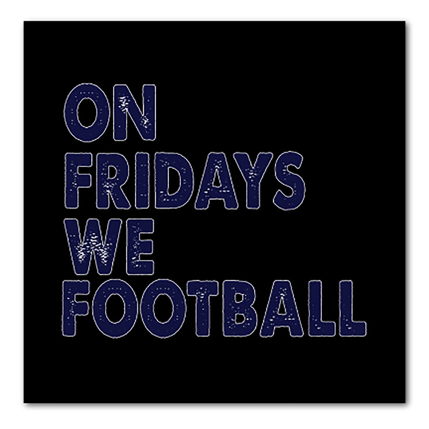 DistinctInk Custom Bumper Sticker - 10" x 10" Decorative Decal - Black ...