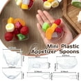 80 Pcs Mini Appetizer Plates w/ Spoons & Forks, Disposable Plastic ...