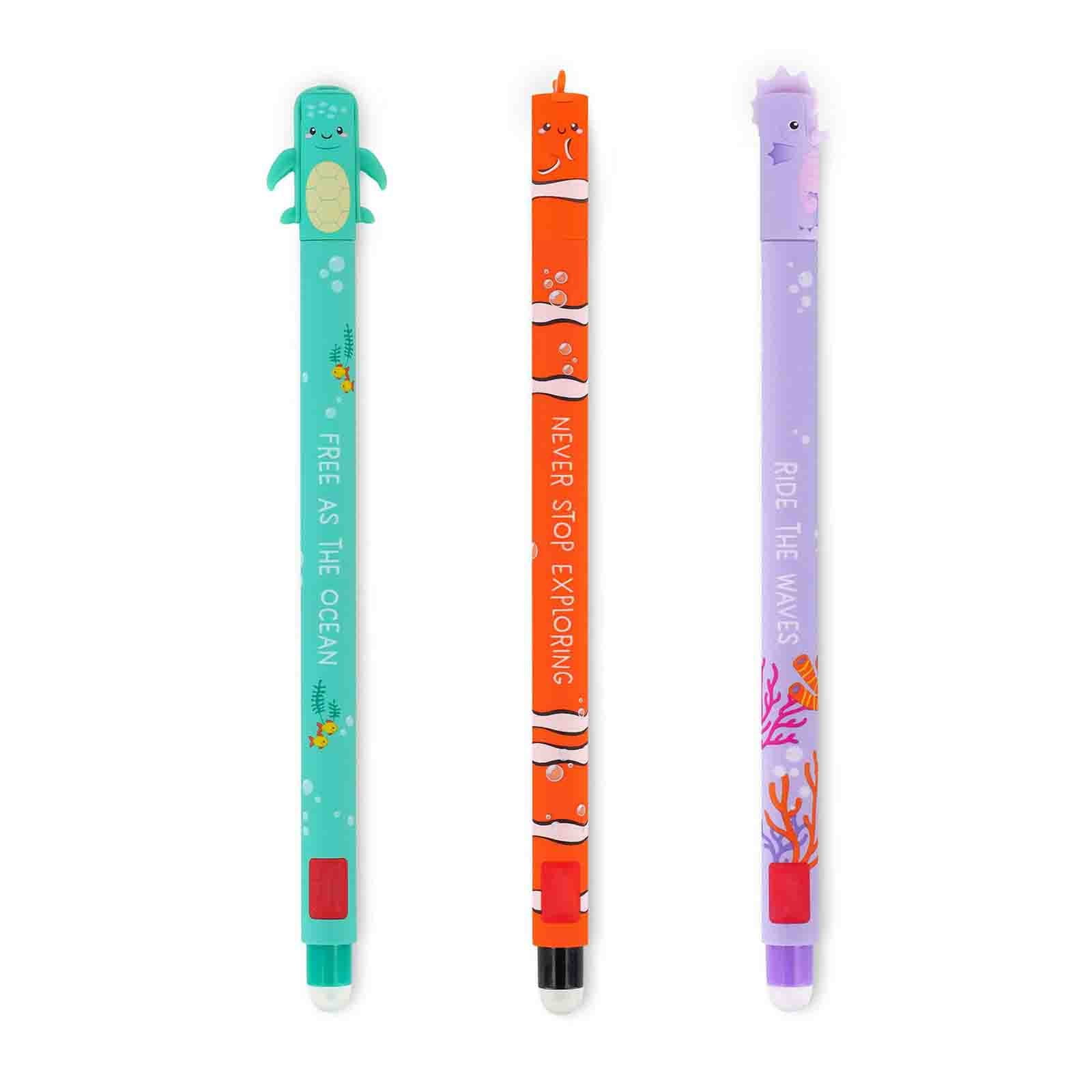 Click here for Qquao Clearance! Set Of 3 Gel Eraser Pens Under Th... prices