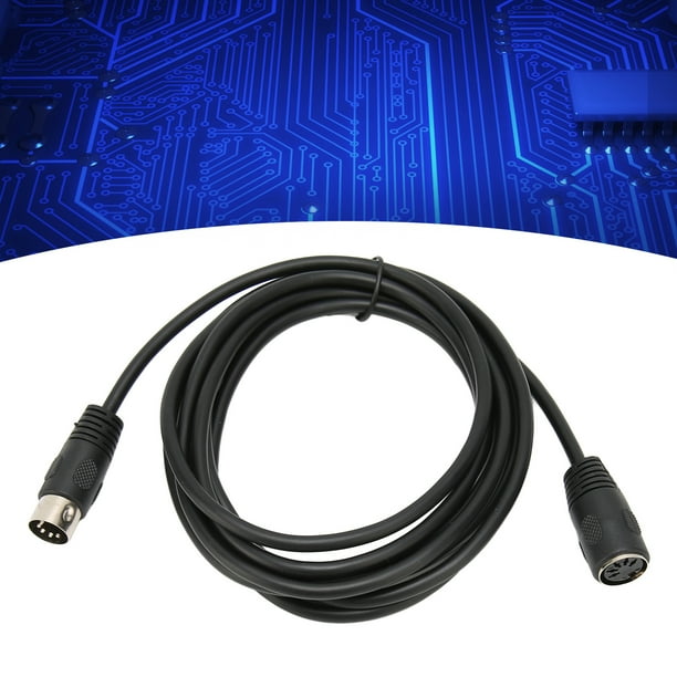 Midi 5 pin Cable de extensión Midi Cable Estable Din Masculino Un cable ...
