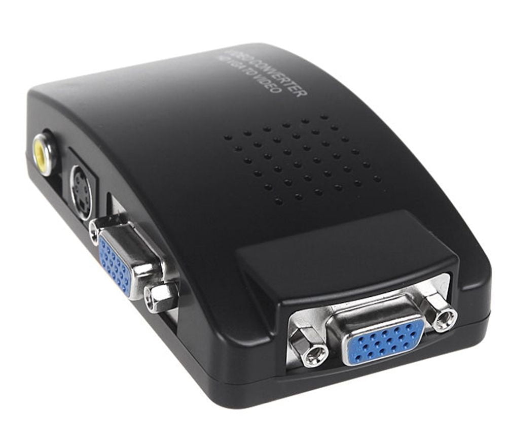 Composite (RCA) or S-Video Video to VGA Converter - Walmart.com