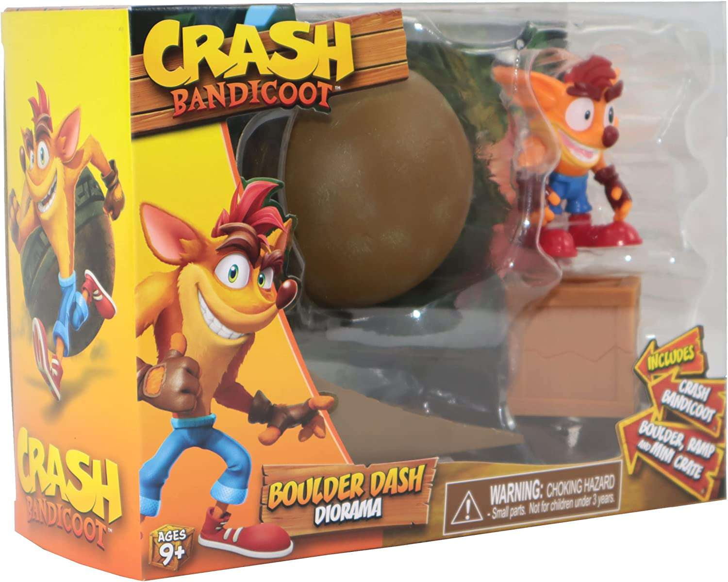Crash Bandicoot Boulder Dash Diorama Playset (with Crash Figure ...