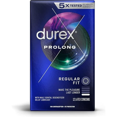 Durex Condom XXL Longer & Wider, Lubricated for Comfort and Reliability ...