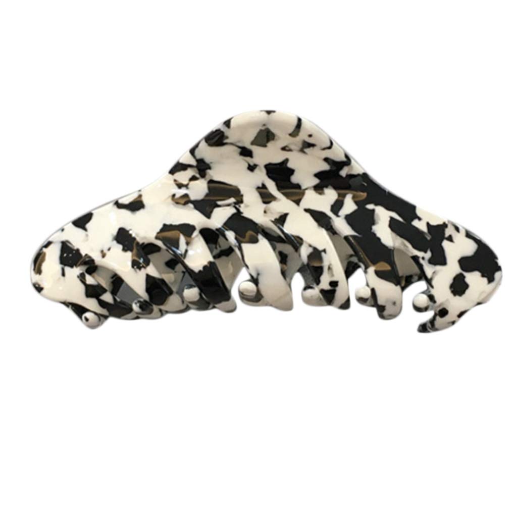 Hair Claw Jaw Clip Milk Cow Pattern Ponytail Barrettes for Women ...