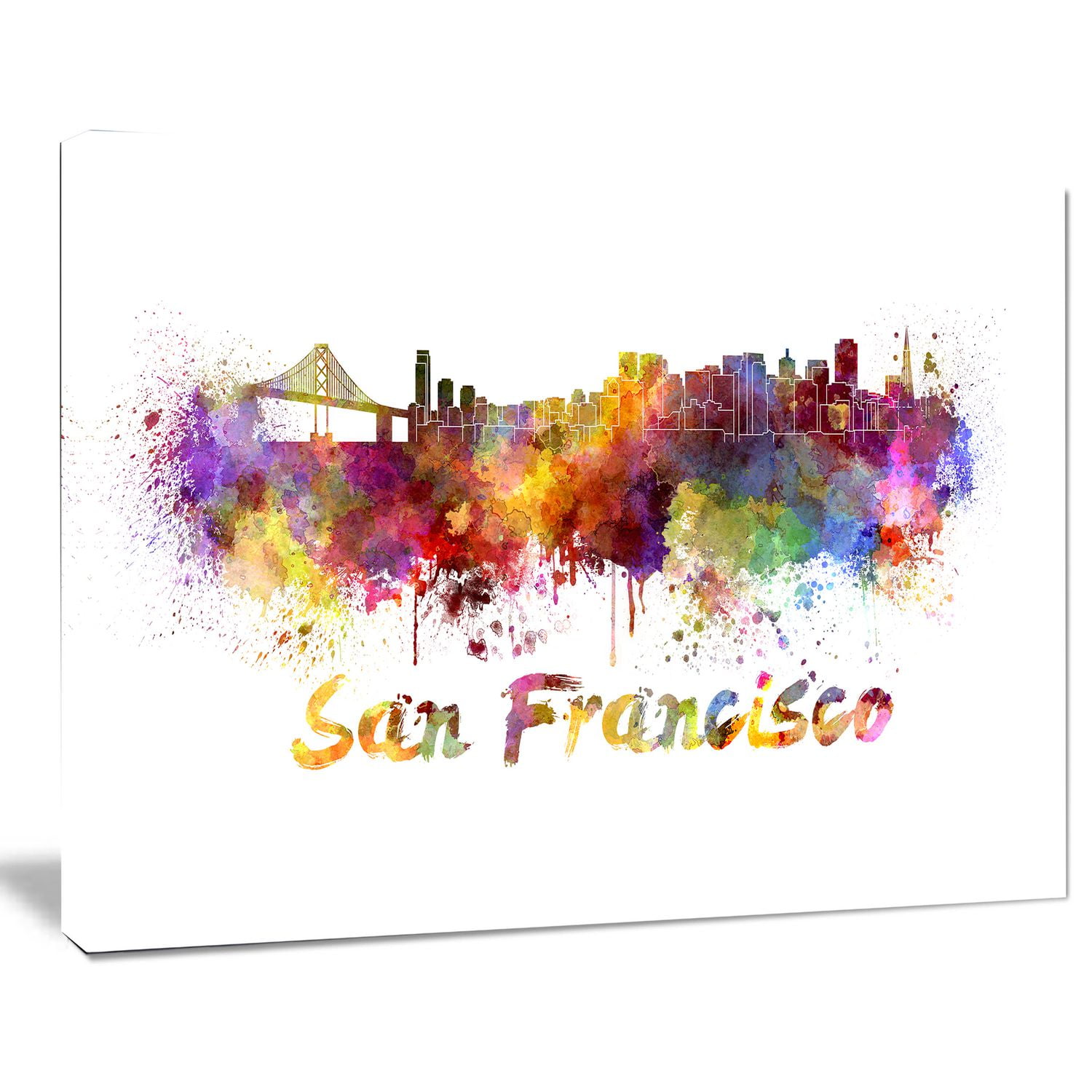 Click here for Designart Design Art San Francisco Skyline Canvas... prices