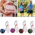 Bowling Key Chain Bowling Pin Keychains Keyholders Bowling Pin Pendant ...