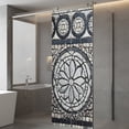 Bohemian Daisy Window Privacy Film, Mosaic Flower Classic Traditional ...