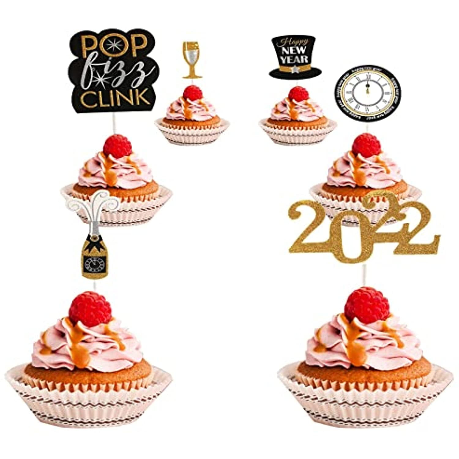 New Year Cupcake Designs
