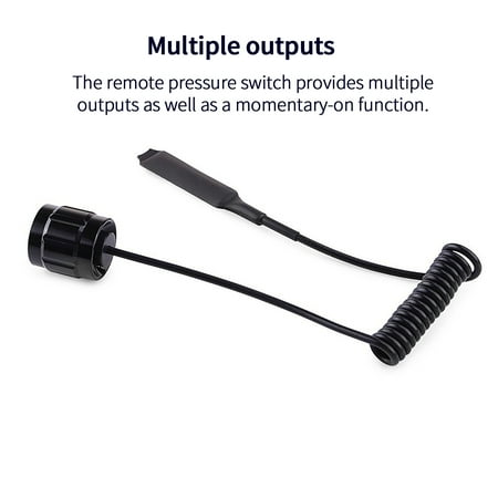 Remote Pressure Switch with Multiple Outputs Flashlight Rat Tail Switch Torch Pressure Switch ...