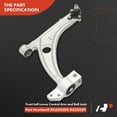A-Premium Set of 10, Front Lower Control Arm, Inner & Outer Tie Rod End ...